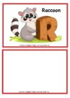 Kindergarten Letter R Flash Card Worksheet
