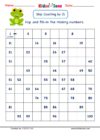 Grade 1 Math Number worksheets - Skip Counting by 1