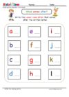 Kindergarten Missing Letter Worksheet - What Comes After