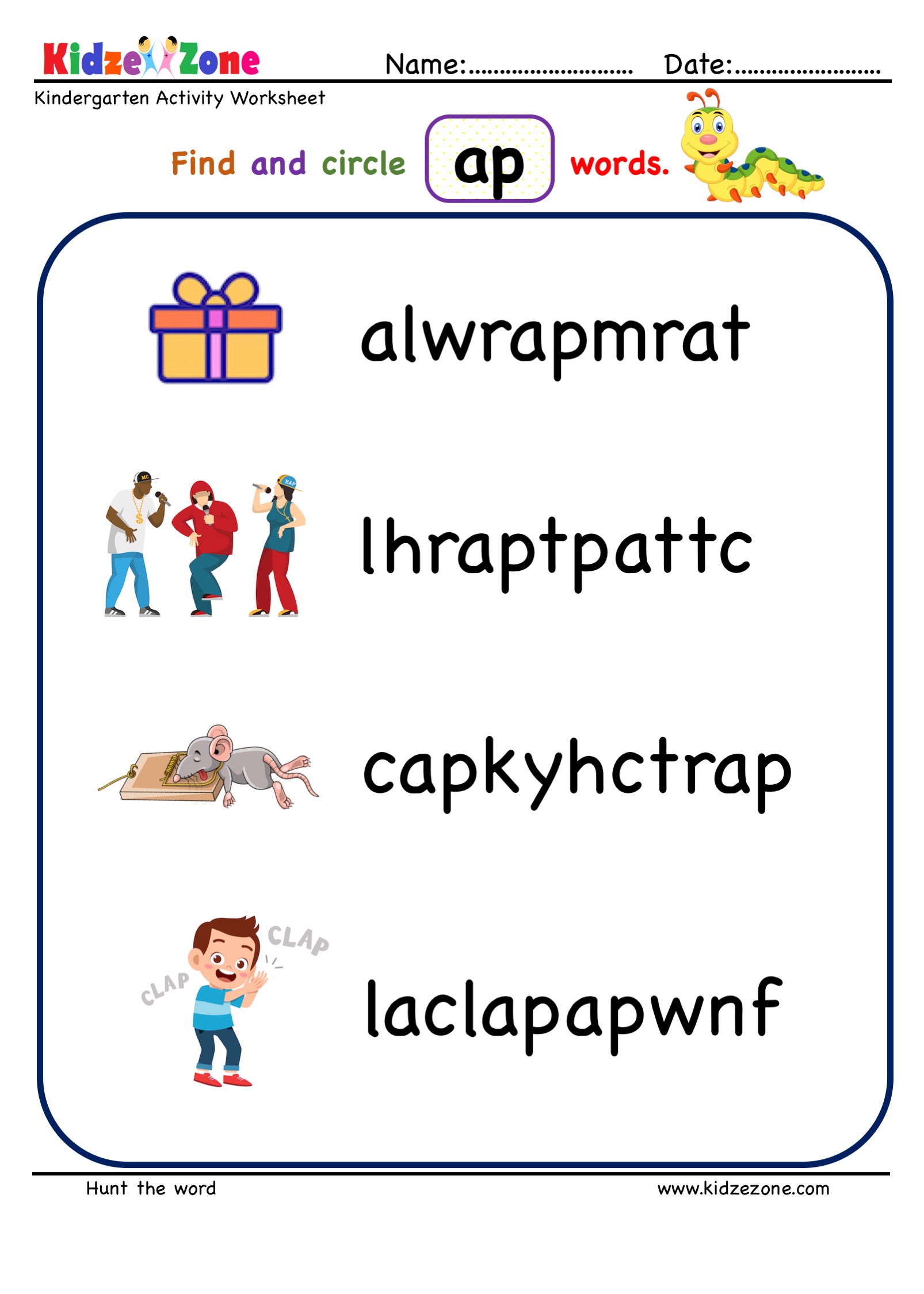 ap word family worksheets - Reading, writing and activity worksheets