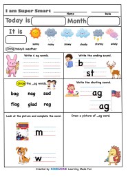 Ag Word Family Super Sheet Kindergarten Worksheet Ag Word Family Super Sheet Kindergarten Worksheet