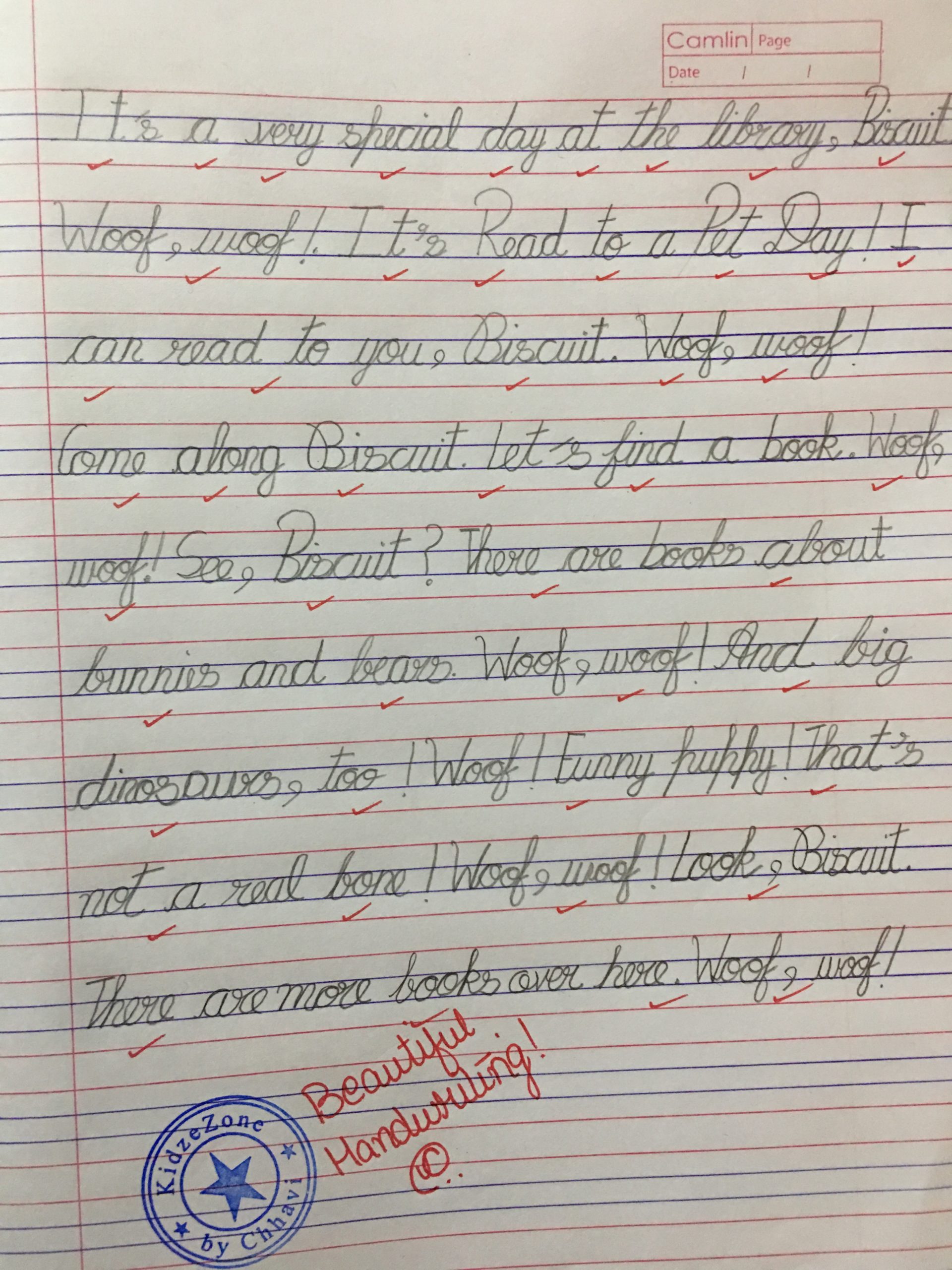 HandWriting Classes Fremont- KidzeZone